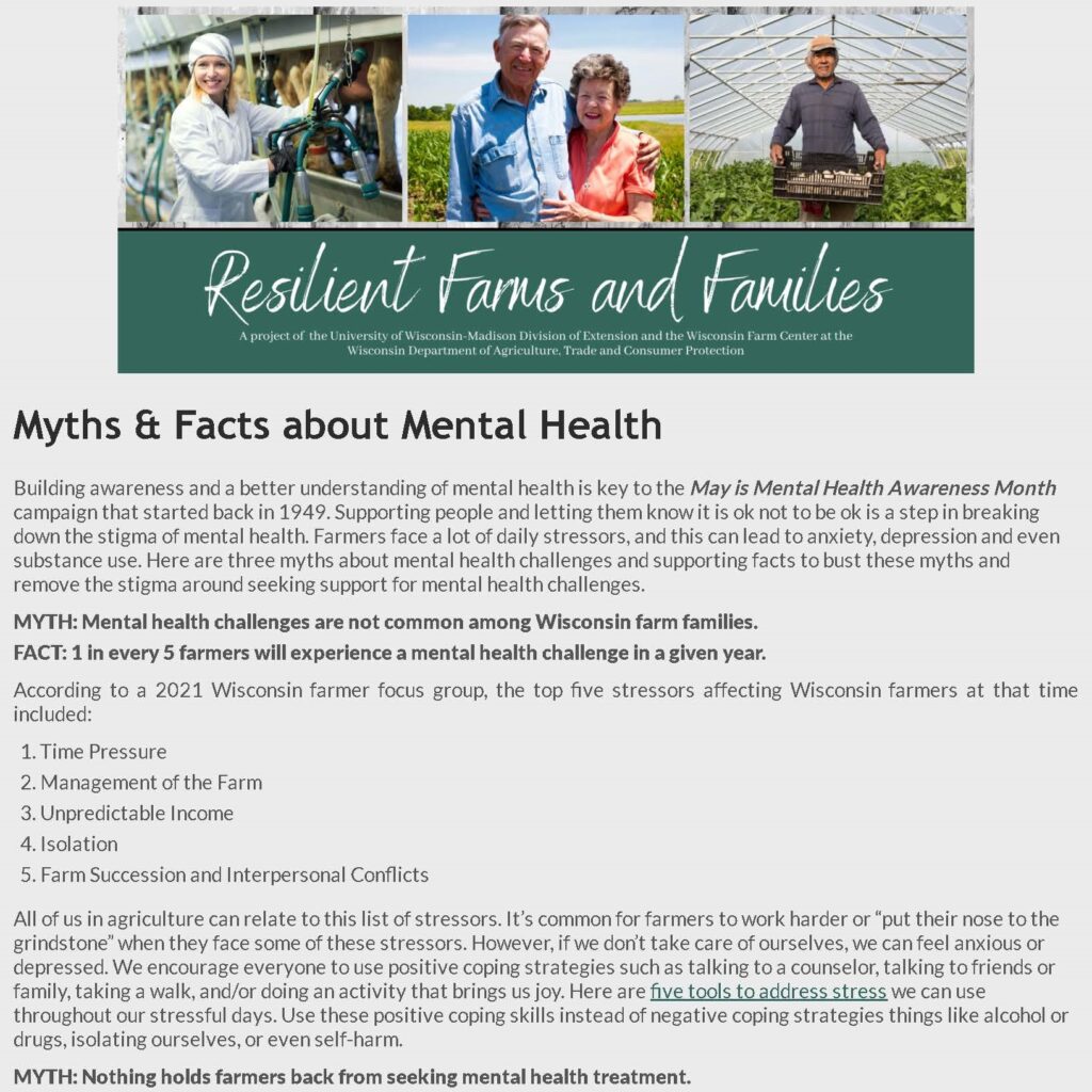 Resilient Farms & Families Newsletter – Farm Management