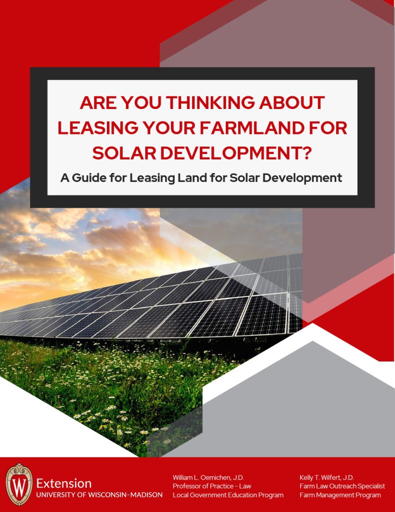 Solar Contracts – Farm Management